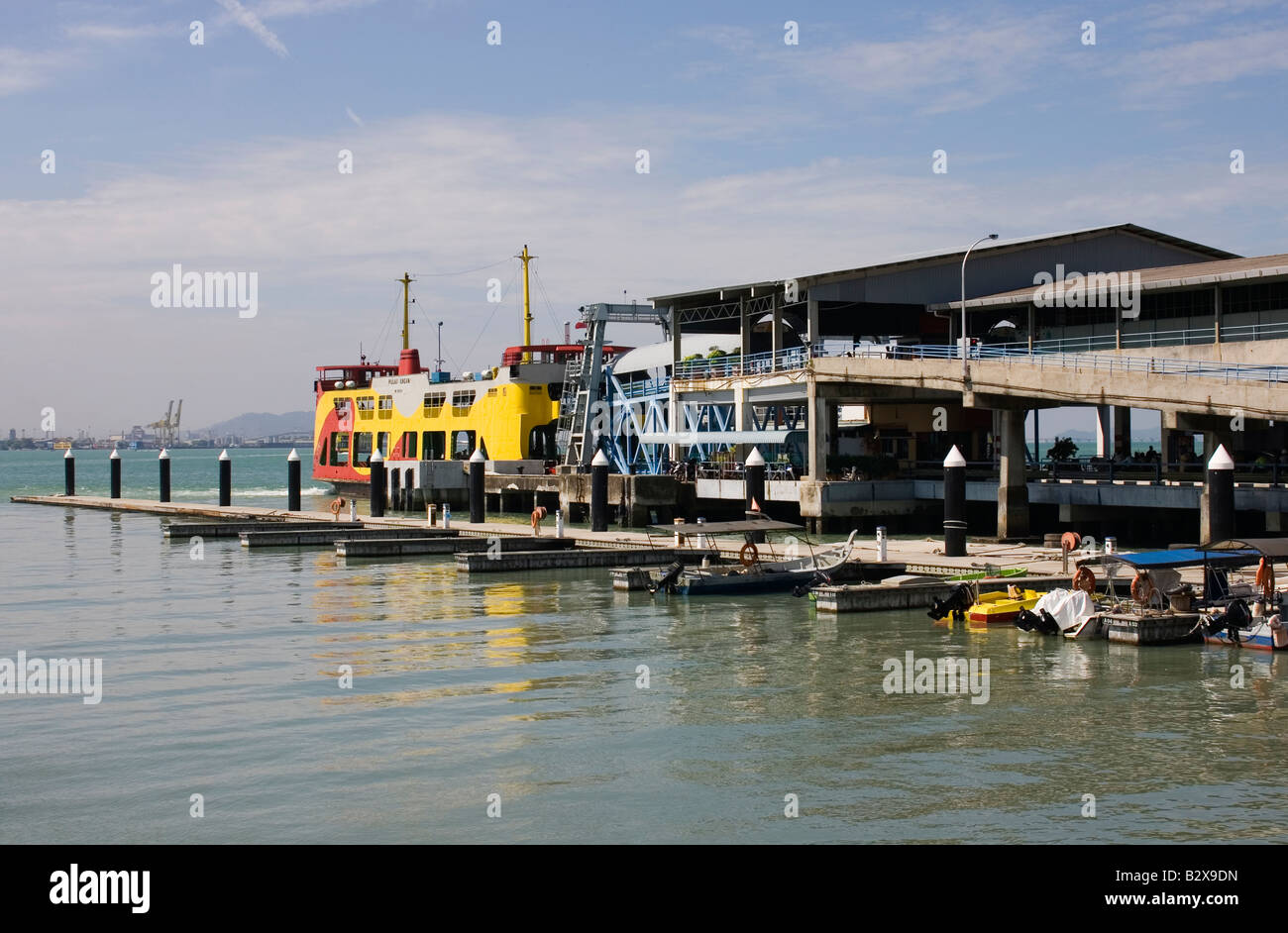 Ferry Terminal Georgetown Penang Island Malaysia July 2008 Stock Photo ...