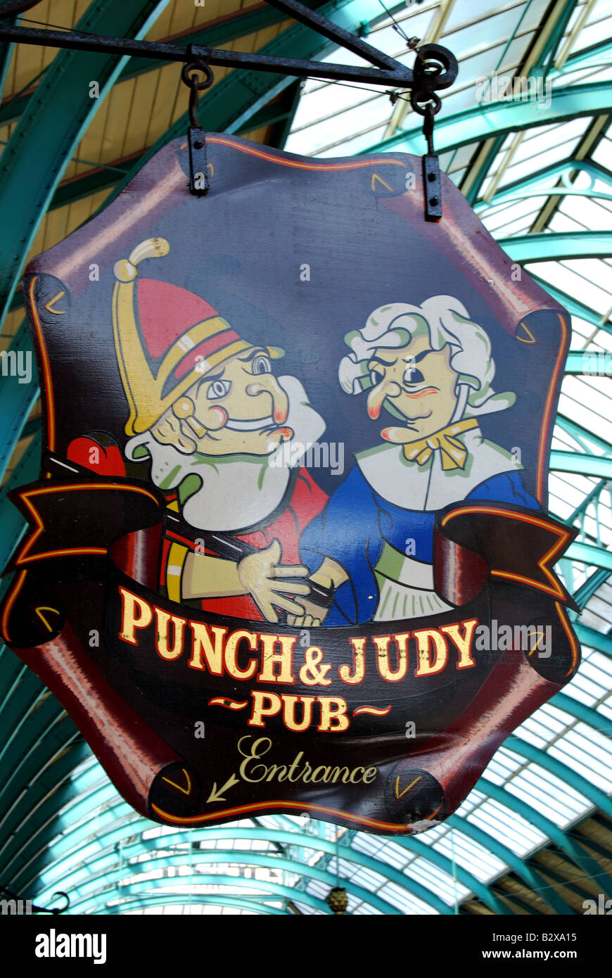 Punch Judy Pub Sign Covent High Resolution Stock Photography and Images ...