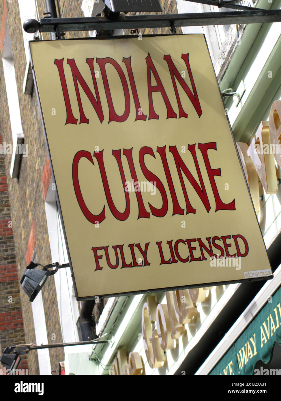 Indian restaurant sign hi-res stock photography and images - Alamy