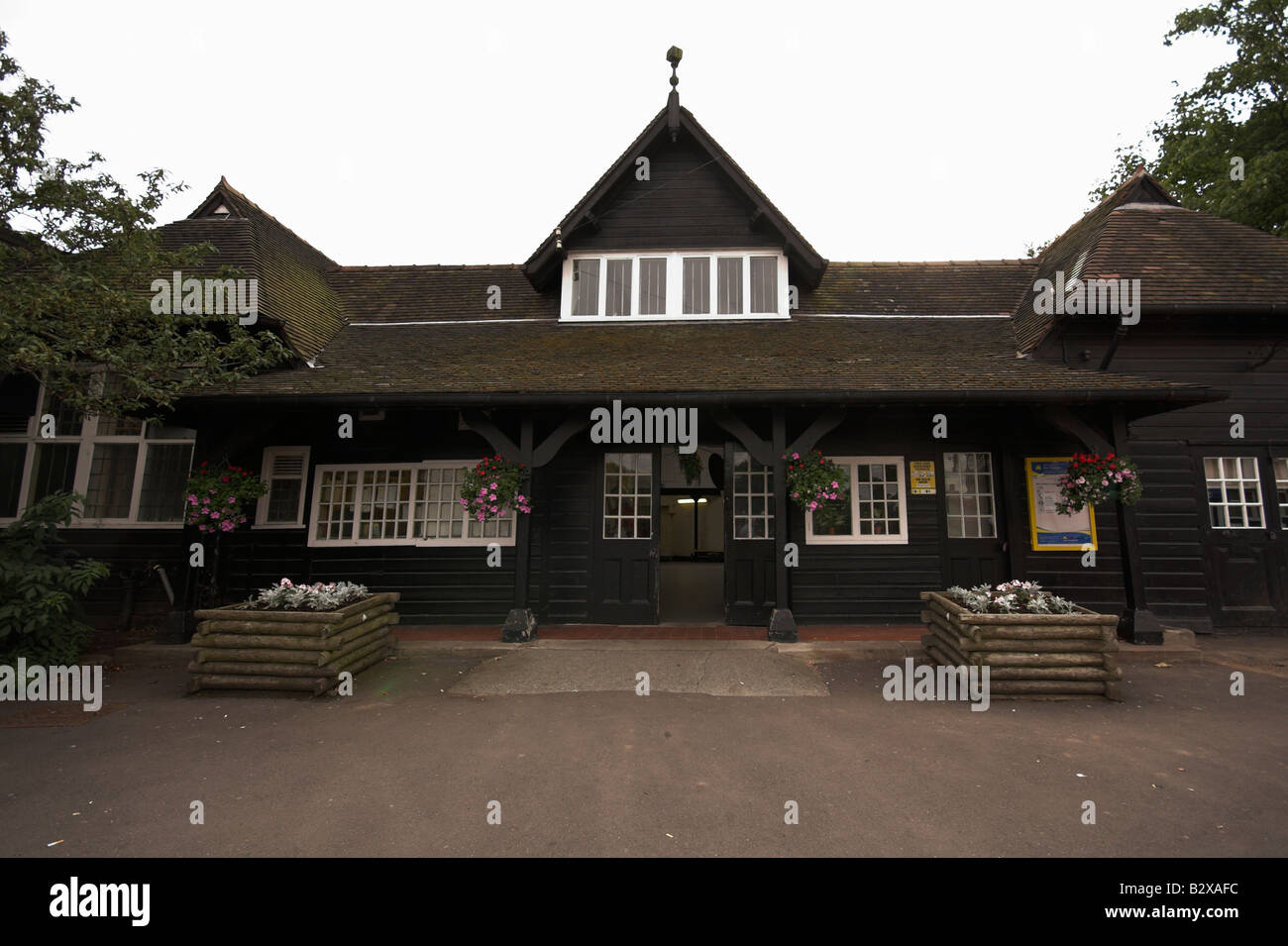 Train station, Port Sunlight, Model Village, Wirral, Merseyside, UK ...