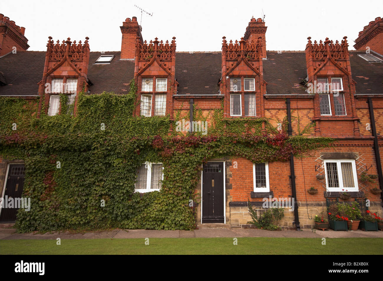 Unique houses, Port Sunlight, Model Village, Wirral, Merseyside, UK ...