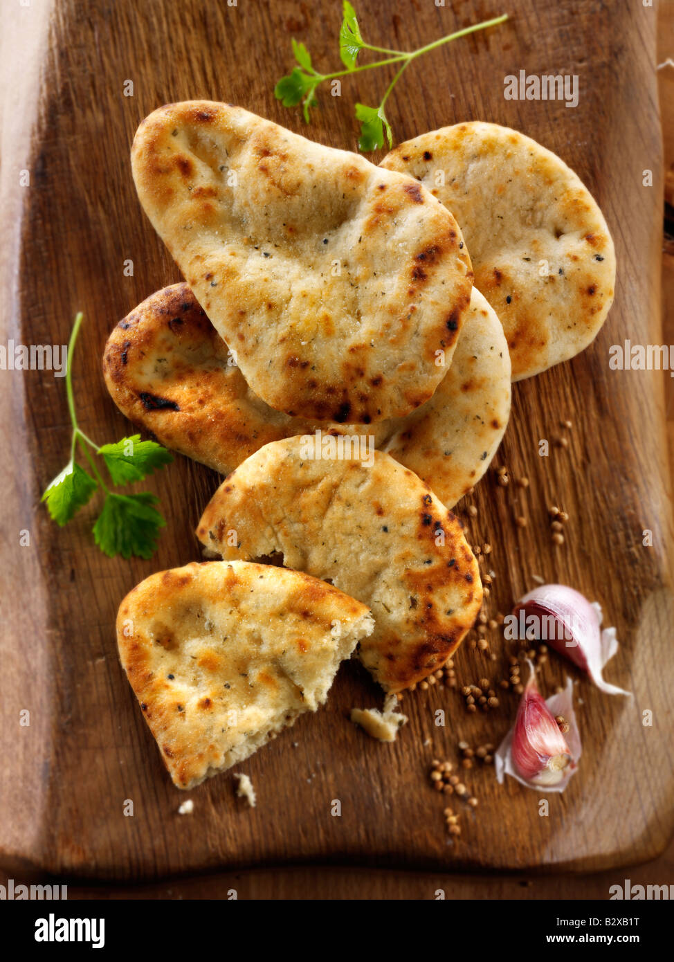 Indian bread served traditional hi-res stock photography and images - Alamy