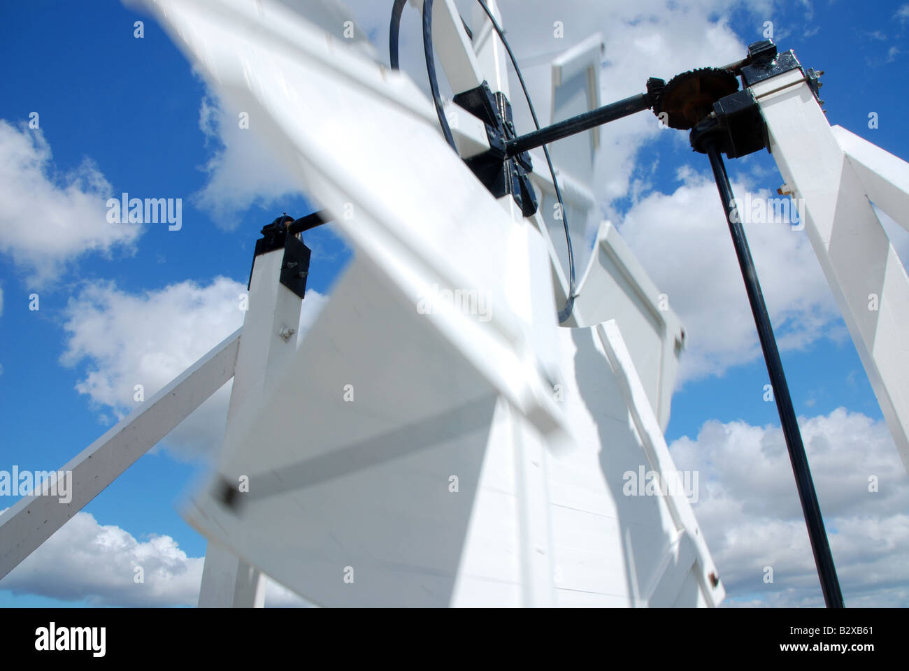 Vane Gear of Bircham Windmill Stock Photo - Alamy