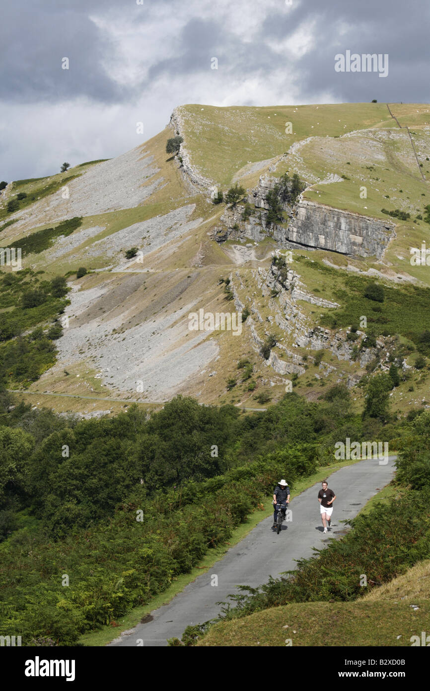 Trevor Rocks Panorama Drive Llangollen Wales Stock Photo - Alamy