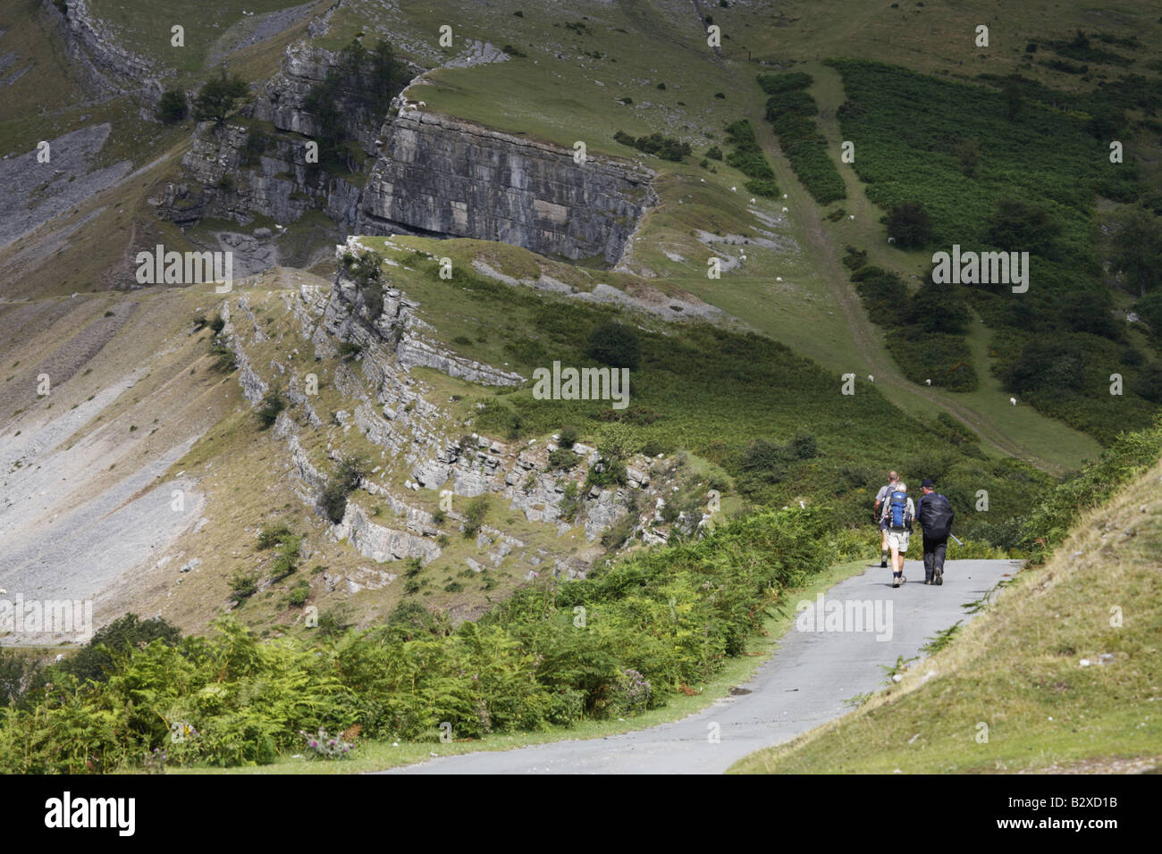 Walkers Trevor Rocks Panorama Driver Llangollen Stock Photo - Alamy