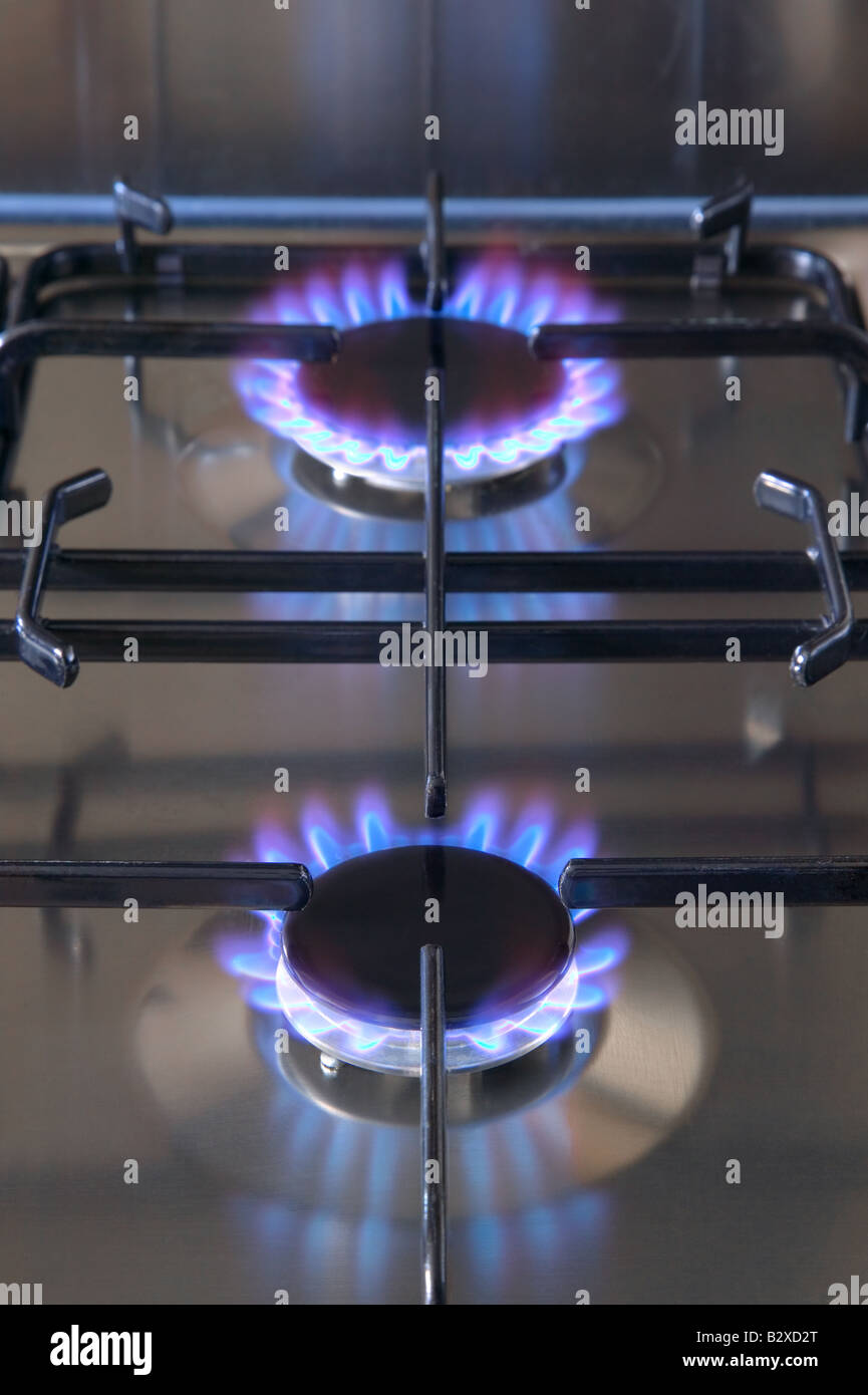 Double burner gas stove hi-res stock photography and images - Alamy