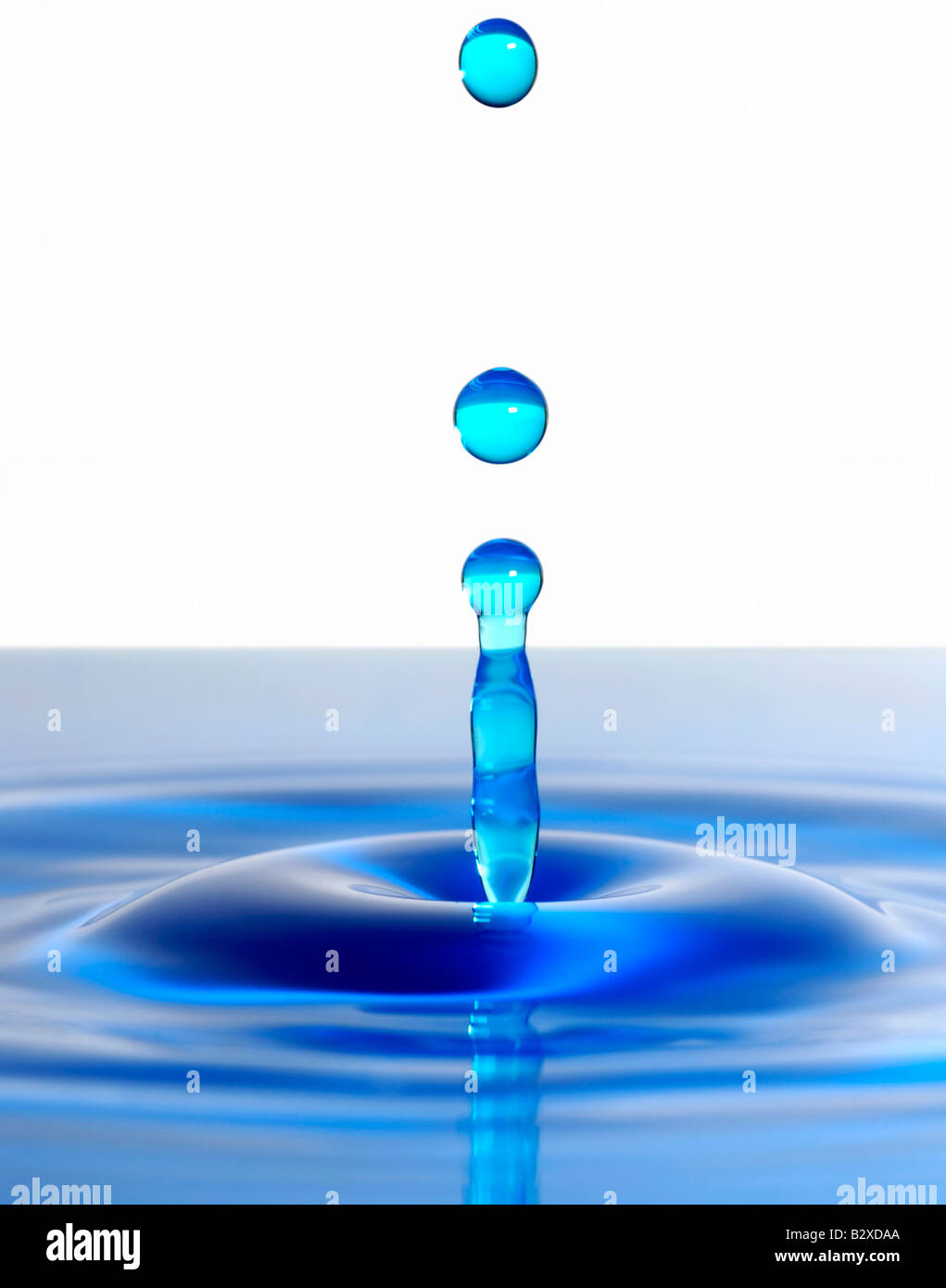 Water droplet splash sequence hi-res stock photography and images - Alamy