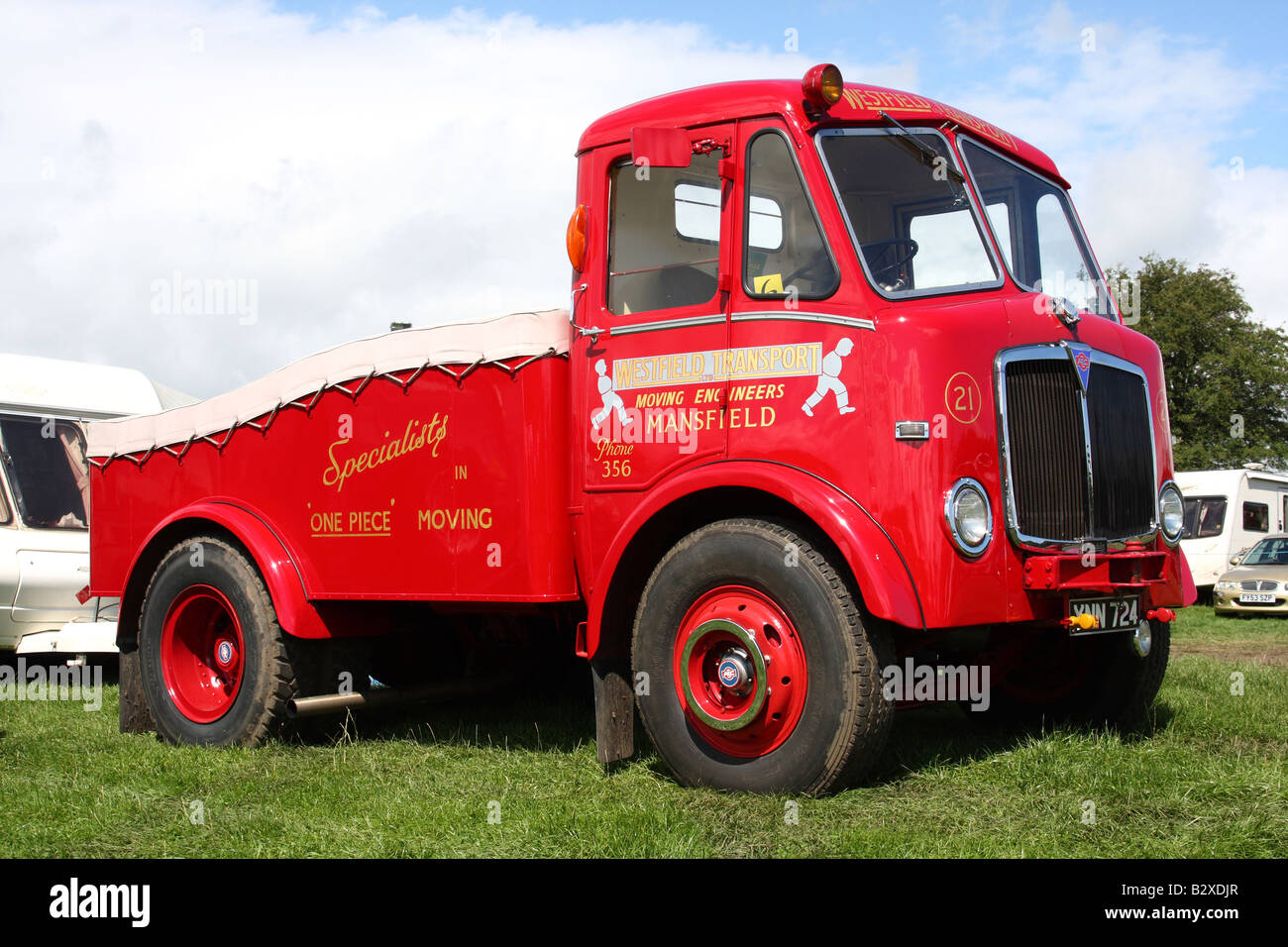 A vintage AEC lorry at the Cromford Steam Engine Rally 2008 Stock Photo ...