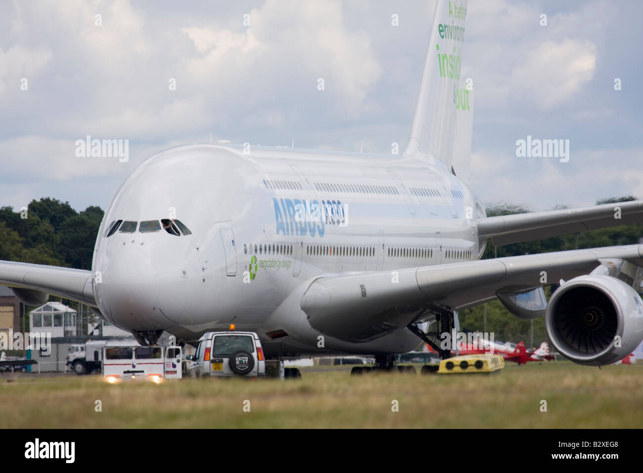 Double deck jet airliner hi-res stock photography and images - Alamy