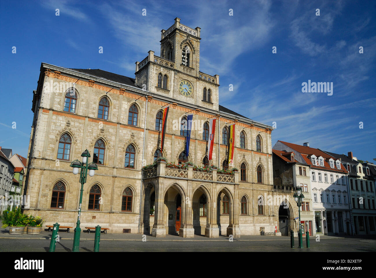 Weimar town hall, Weimar Stock Photo - Alamy