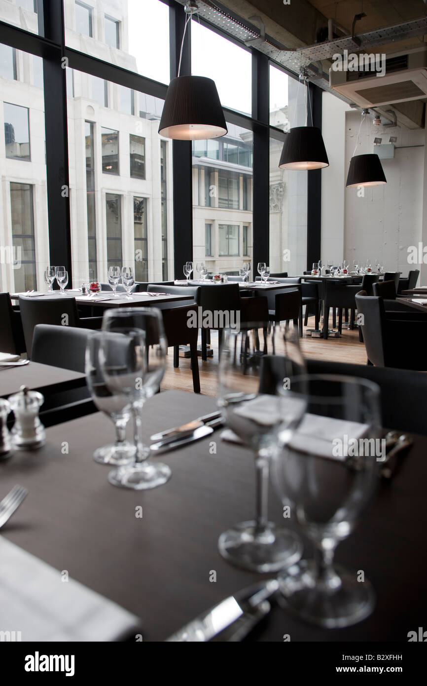 Manicomio Restaurant Gutter Lane London Stock Photo - Alamy