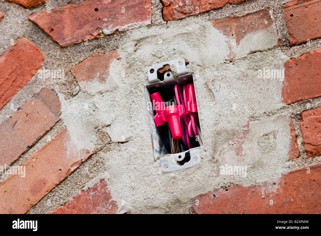 Wires inside an electrical box Stock Photo - Alamy
