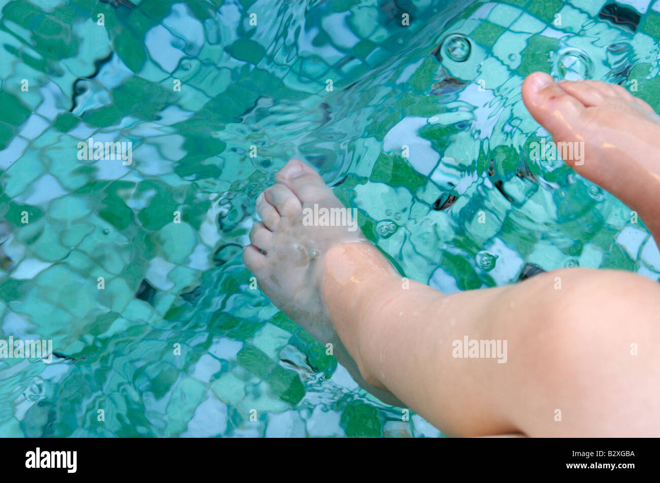 Kids Feet Swimming Pool High Resolution Stock Photography and Images ...