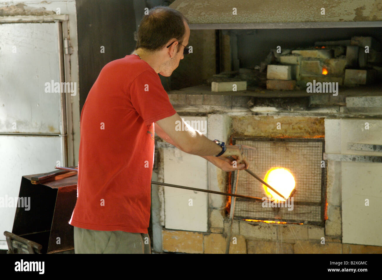 Glass blower furnace hi-res stock photography and images - Alamy