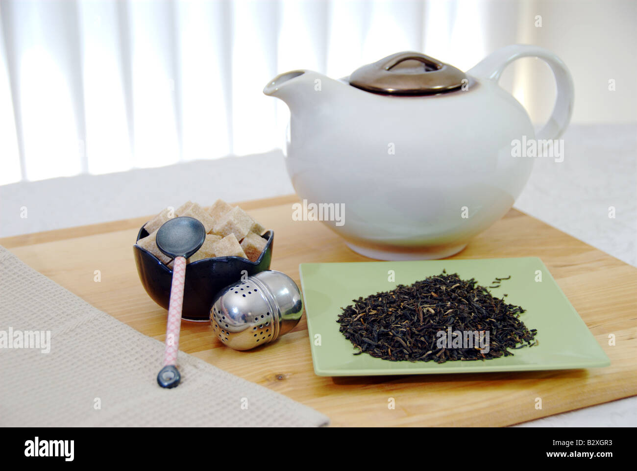 Tea making facilities Stock Photo - Alamy