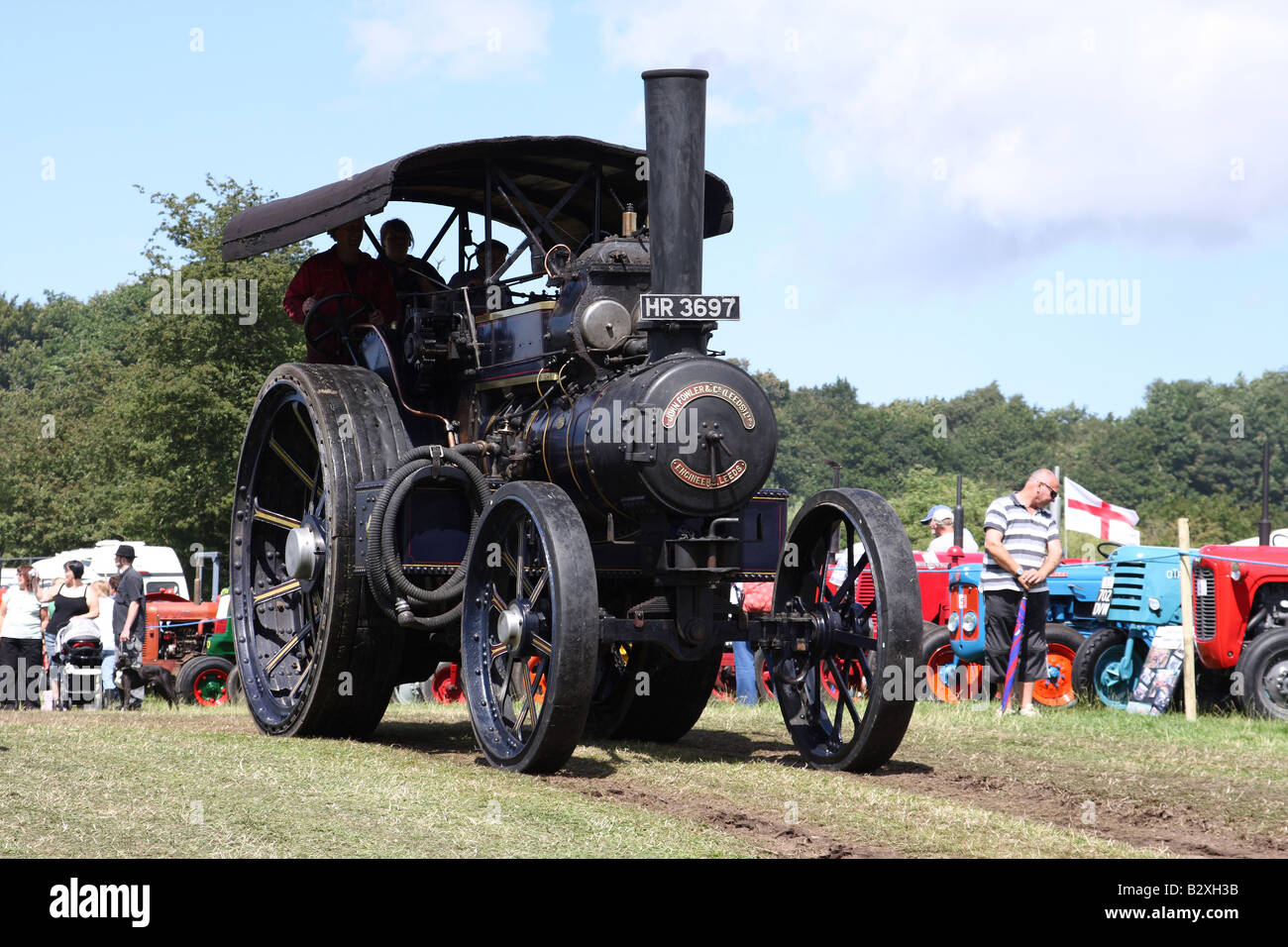 A steam traction engine at the Cromford Steam Engine Rally 2008 Stock ...