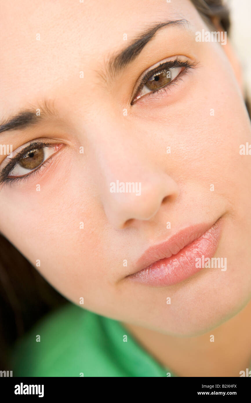Head shot of woman Stock Photo - Alamy