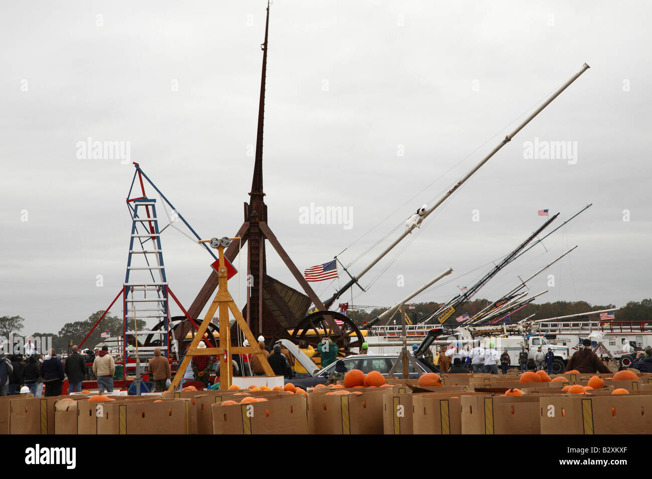 Pumpkin Chucking High Resolution Stock Photography and Images - Alamy