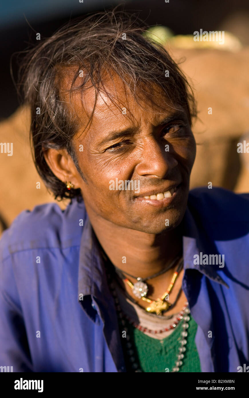 Portrait of Man, Village near Udaipur, Rajasthan, India, Subcontinent ...