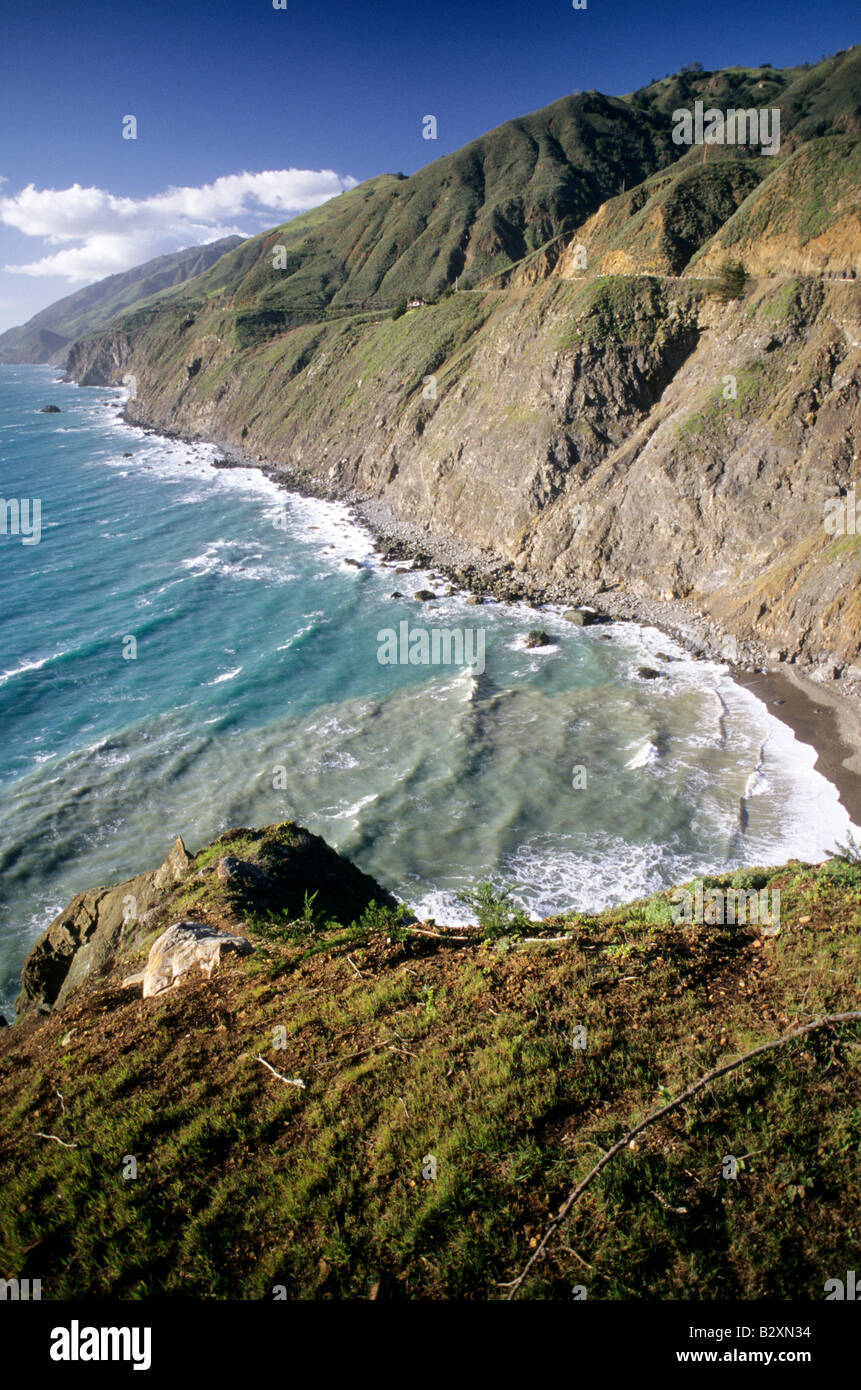 rugged point, big sur, california, usa Stock Photo - Alamy
