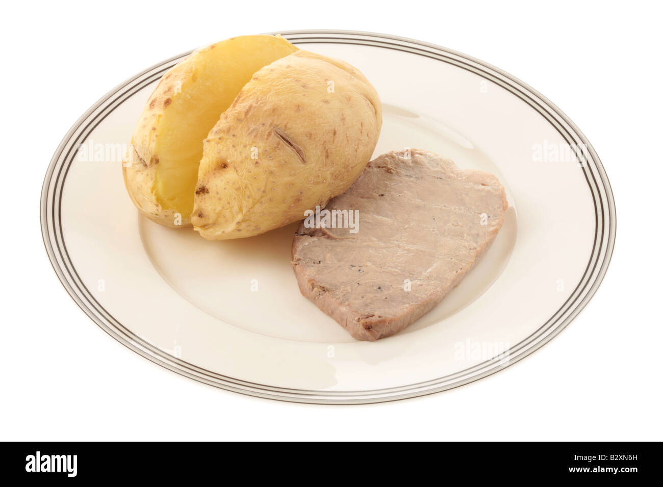 Jacket potato with tuna baked fish hi-res stock photography and images ...