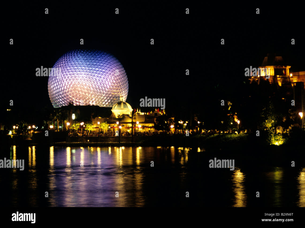 spaceship earth, epcot center, orlando, usa Stock Photo - Alamy