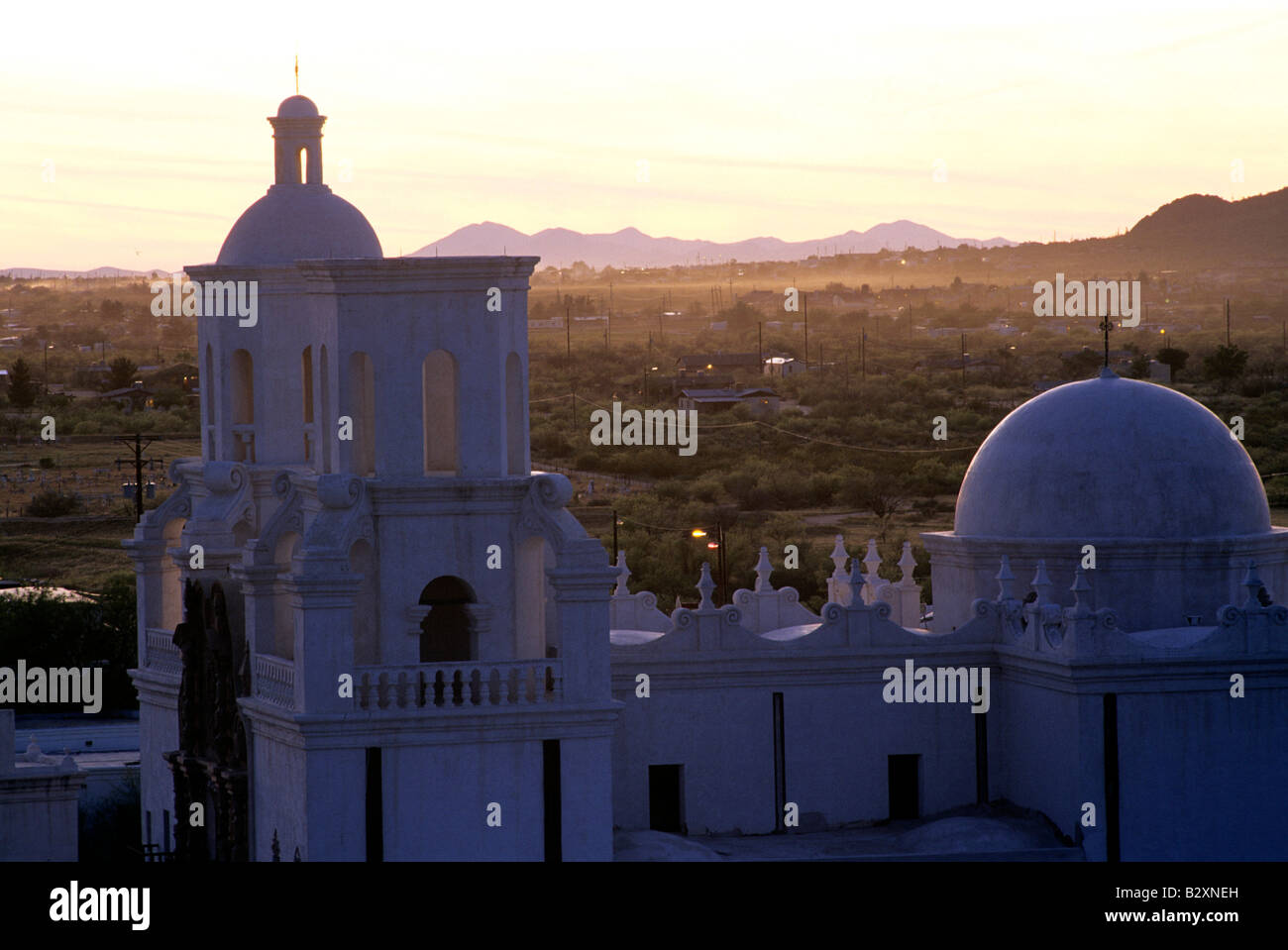 san xavier indian reservation, arizona, usa Stock Photo - Alamy