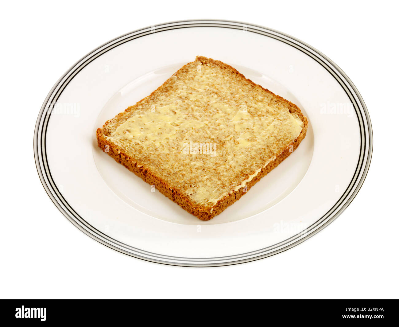 Slice butter whole meal Cut Out Stock Images & Pictures - Alamy