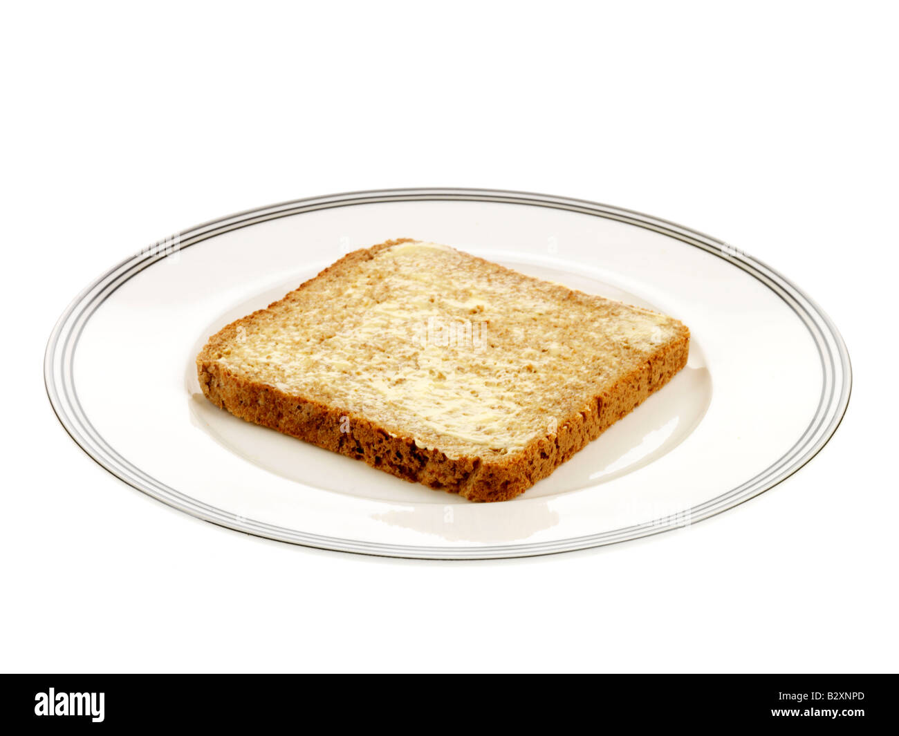 Slice butter whole meal Cut Out Stock Images & Pictures - Alamy