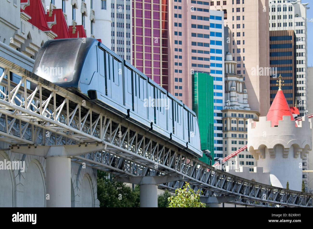 Las vegas monorail hi-res stock photography and images - Alamy