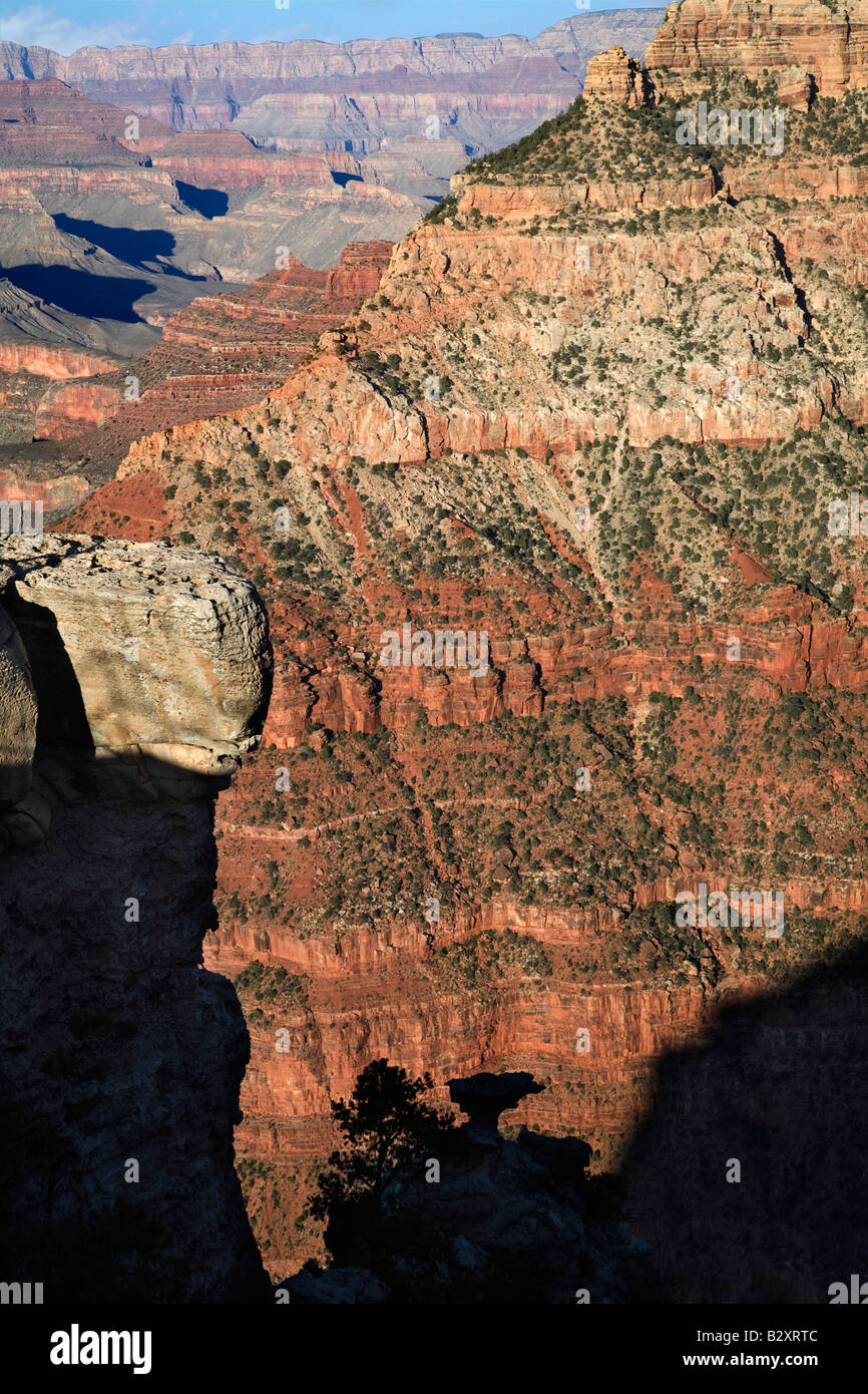 Mather Point of the Grand Canyon- morning 4 Stock Photo - Alamy