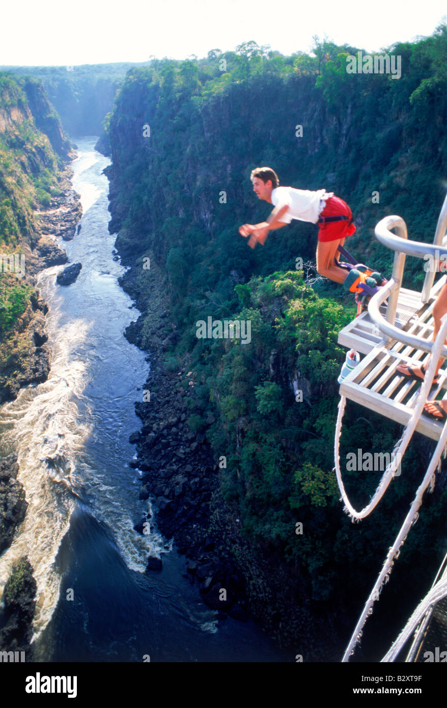 Bungee jumping victoria falls hi-res stock photography and images - Alamy
