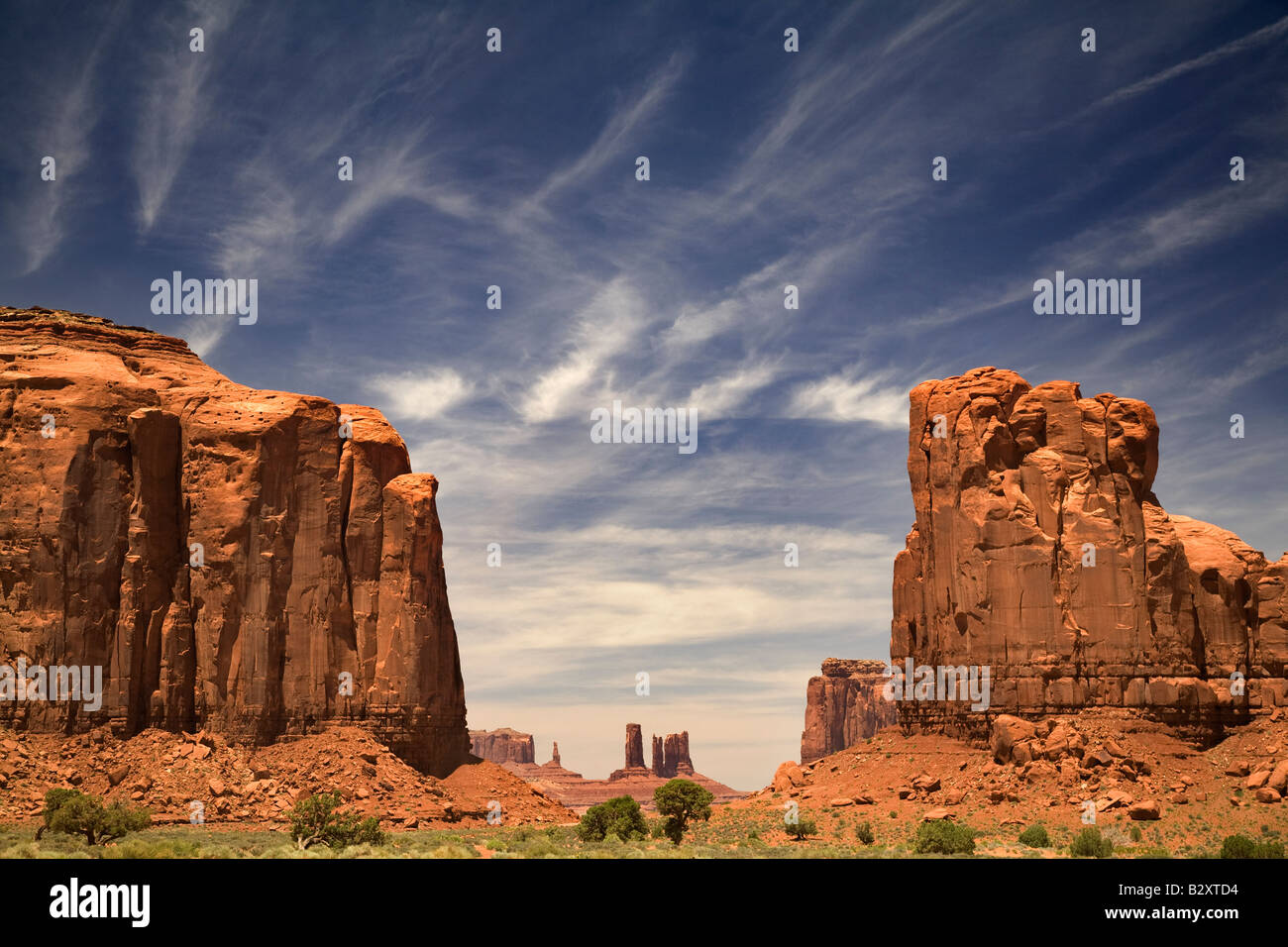 The North Window- Monument Valley Stock Photo - Alamy