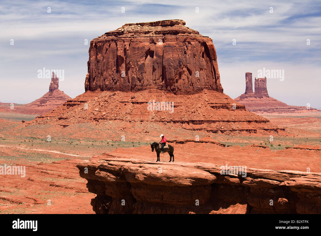 View from John Ford's Point, Monument Valley 2 Stock Photo - Alamy