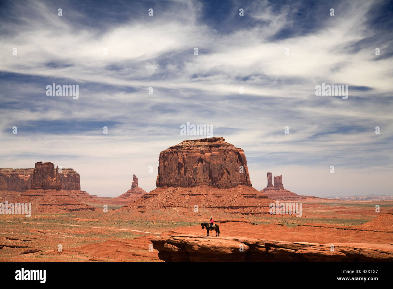 View from John Ford's Point, Monument Valley 5 Stock Photo - Alamy