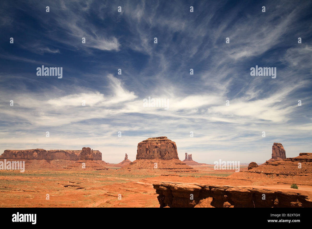 View from John Ford's Point, Monument Valley 7 Stock Photo - Alamy