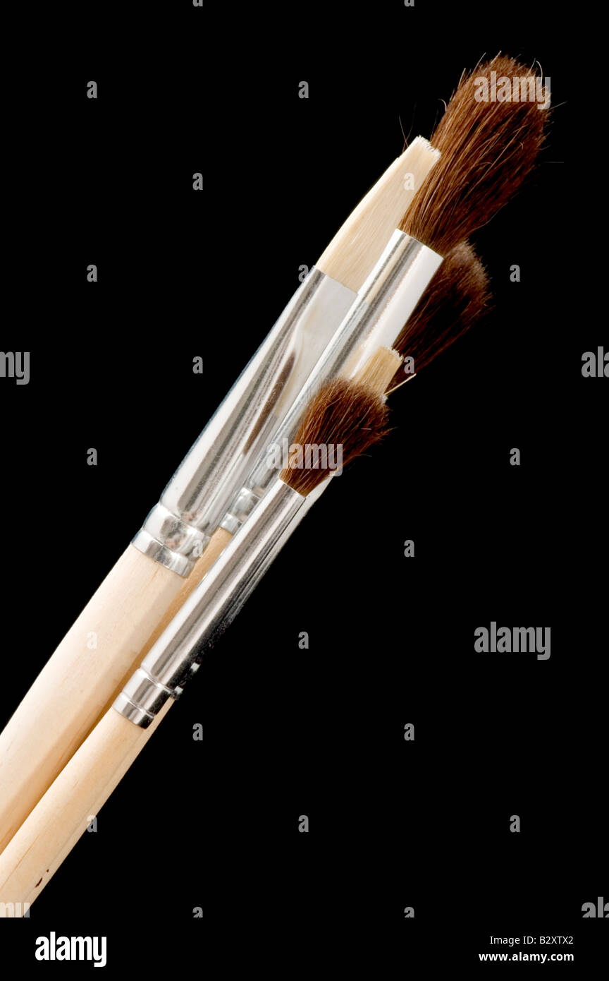 object on black tool Brush Stock Photo - Alamy