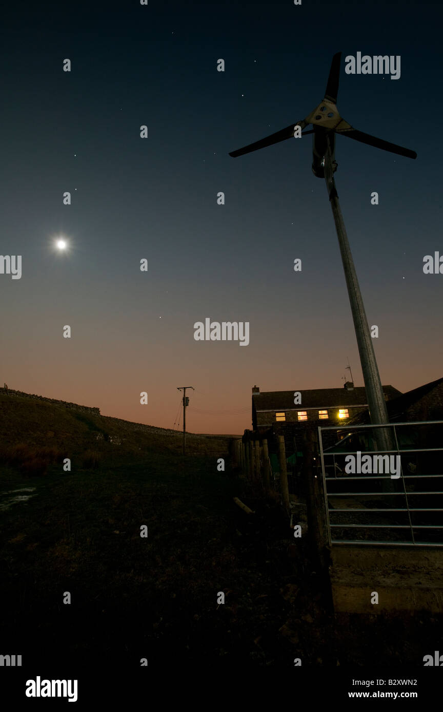 A Proven micro wind turbine installed at Langdon Beck Youth Hostal, Co ...