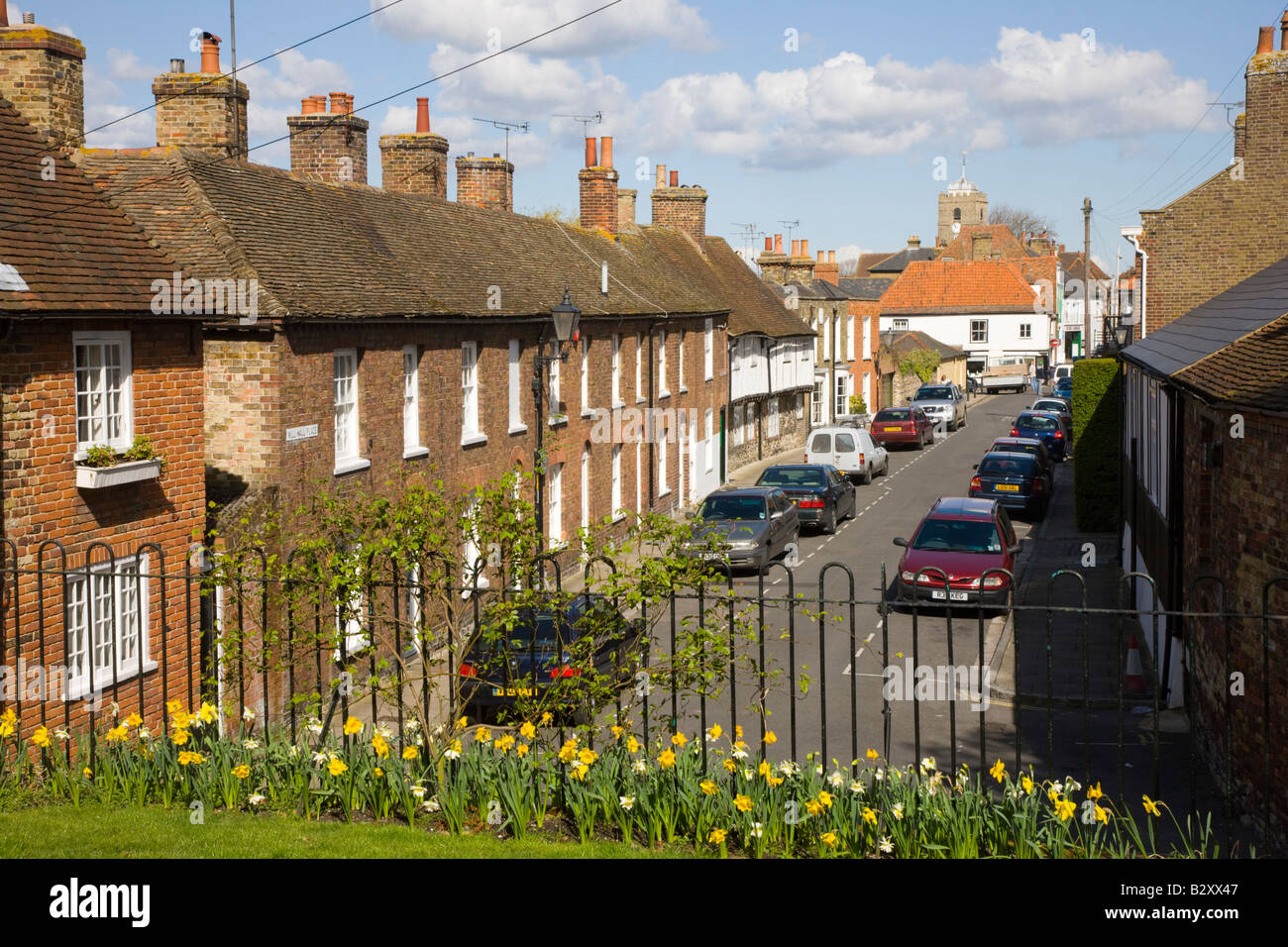Street scene in the town centre of Sandwich Kent Stock Photo - Alamy