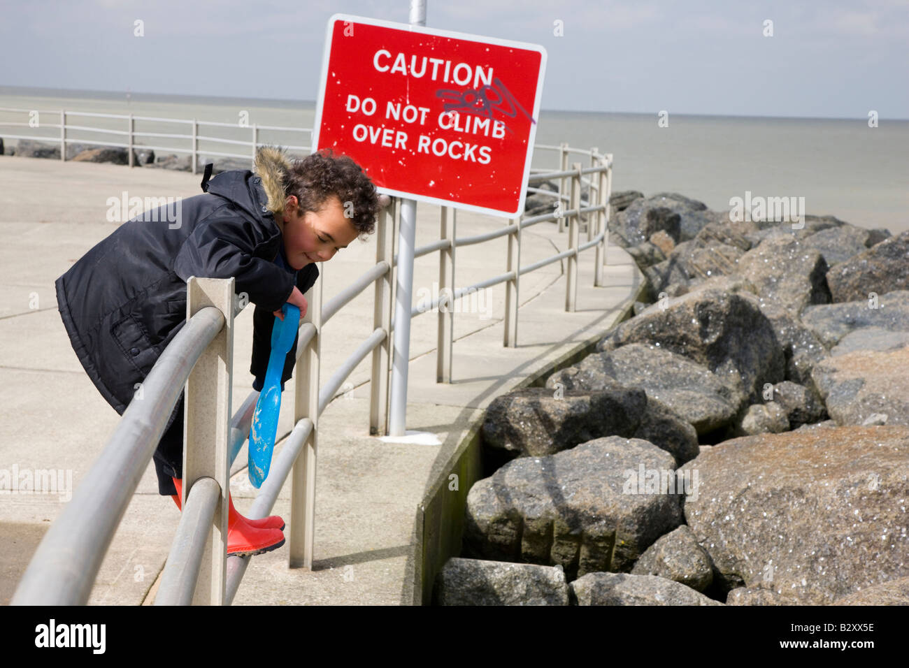 Climbing Prohibited Sign Stock Photos & Climbing Prohibited Sign Stock ...