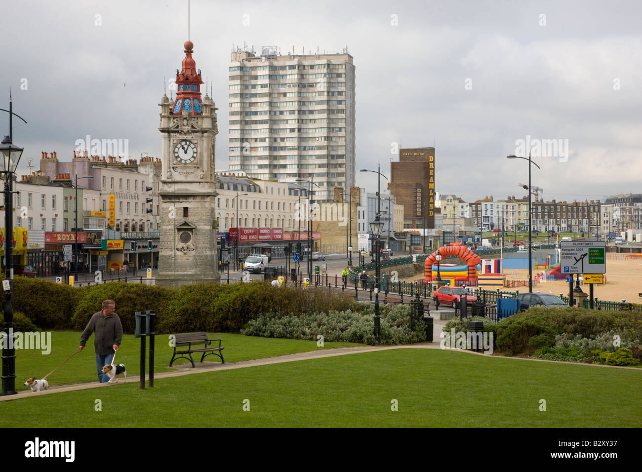 Town centre of Margate in Kent Stock Photo - Alamy
