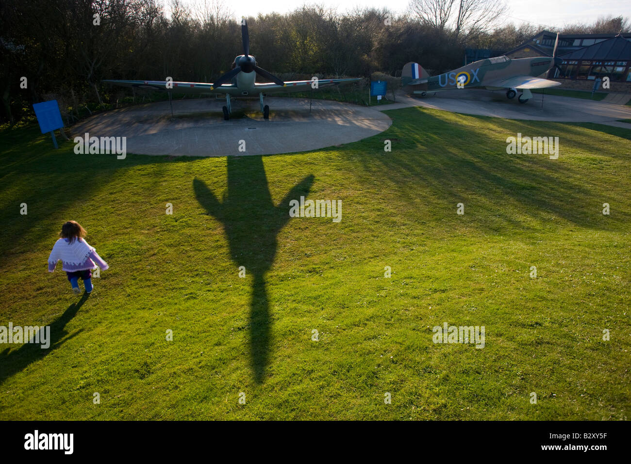 The Battle of Britain memorial at Capel Le Ferne in Kent Stock Photo ...