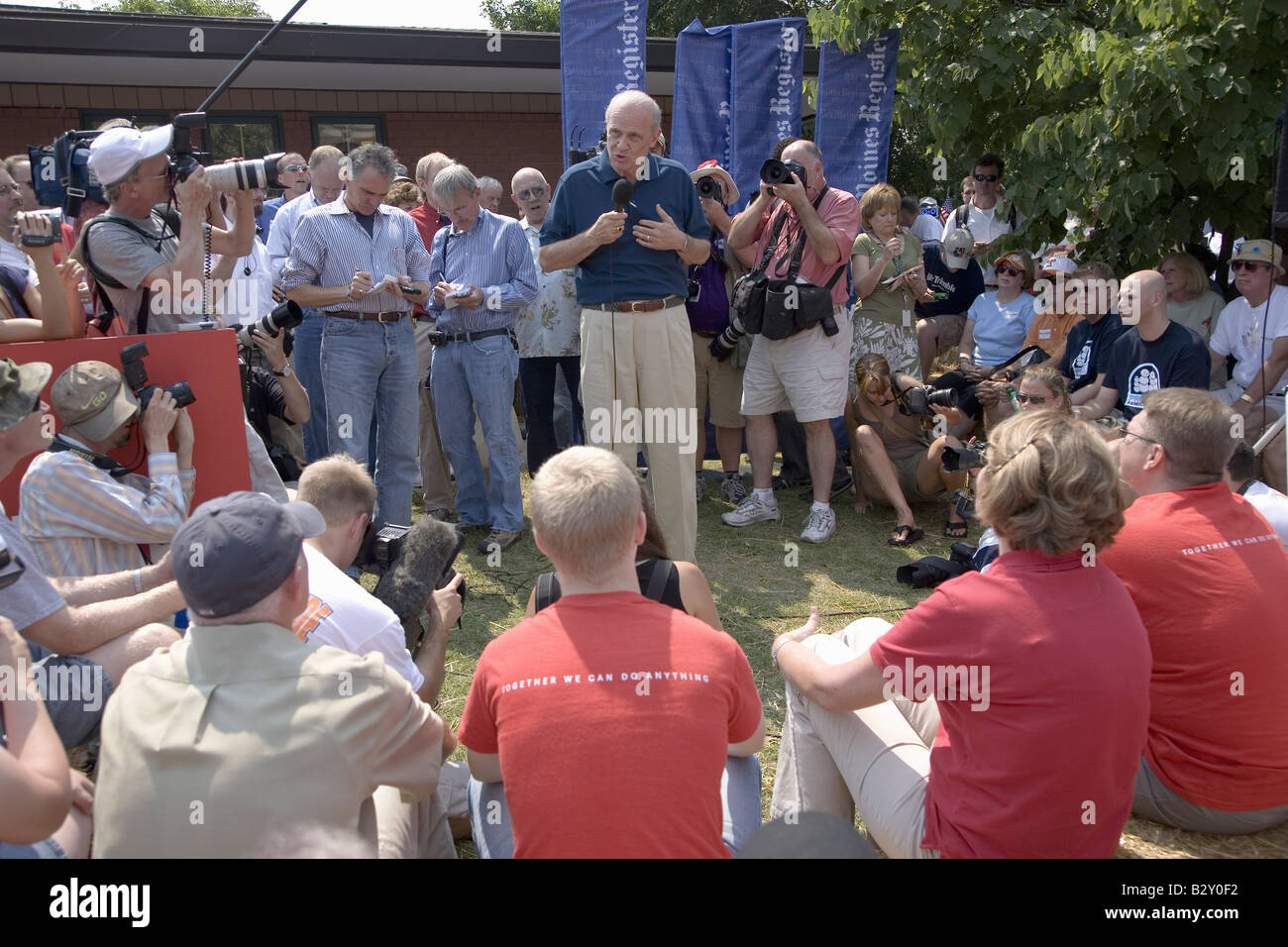 Fred Thompson appearing at Iowa State Fair to campaign for U.S ...