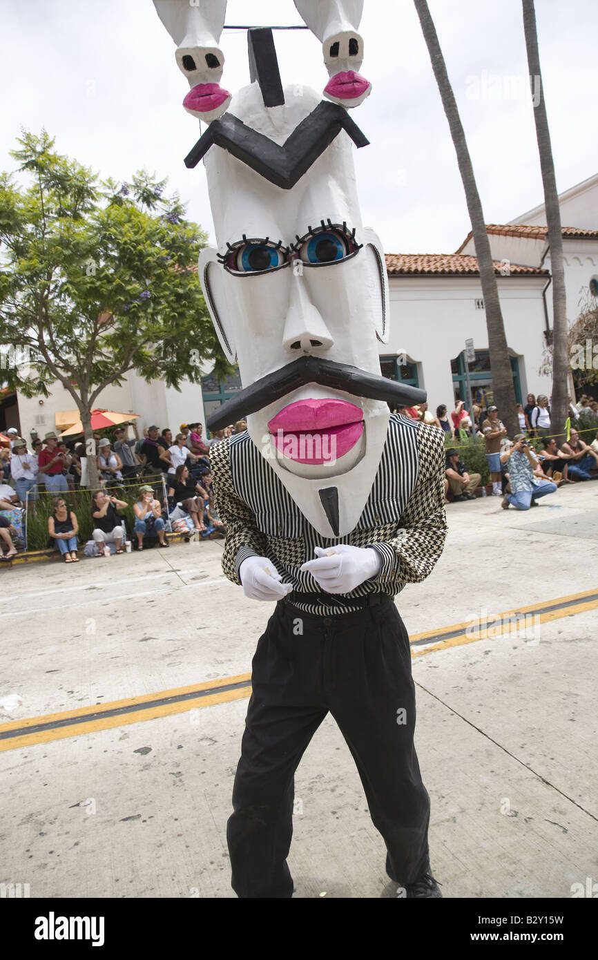 Character performer at annual Summer Solstice Celebration and Parade ...