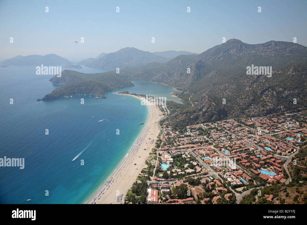 Turkey,Olu Deniz from the sky Stock Photo - Alamy