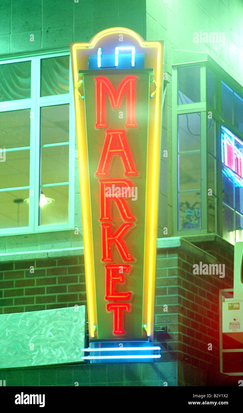 Sign neon hi-res stock photography and images - Alamy