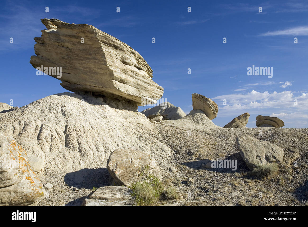 Rock formations in Toadstool Geologic Park Stock Photo - Alamy