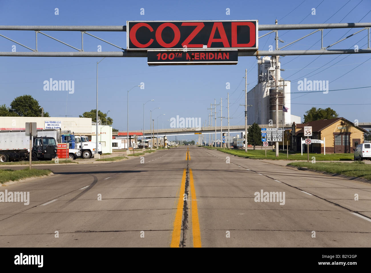 100th meridian hi-res stock photography and images - Alamy