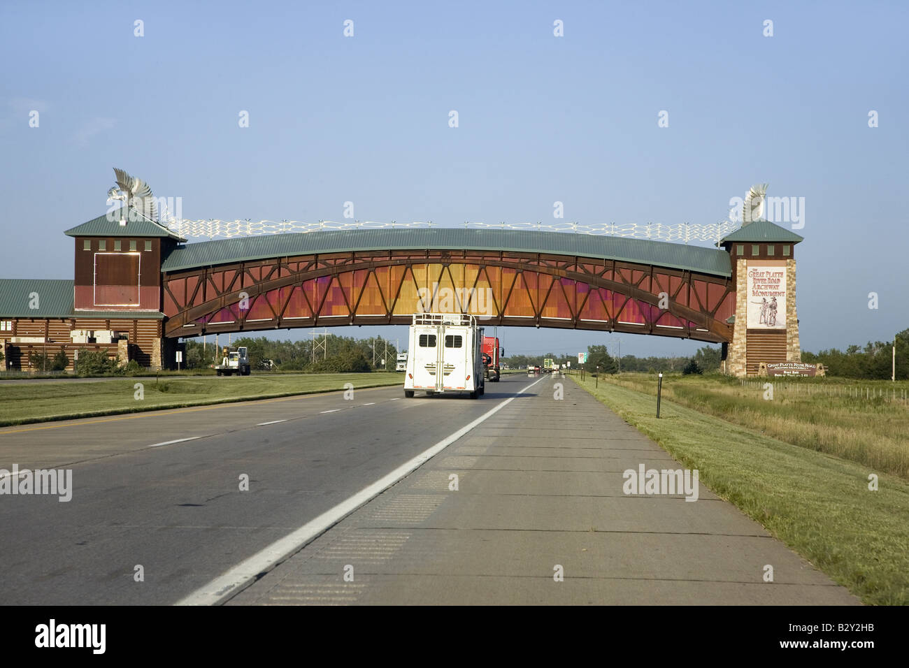 Great Platte River Road Archway Monument, Lincoln Highway, Interstate ...