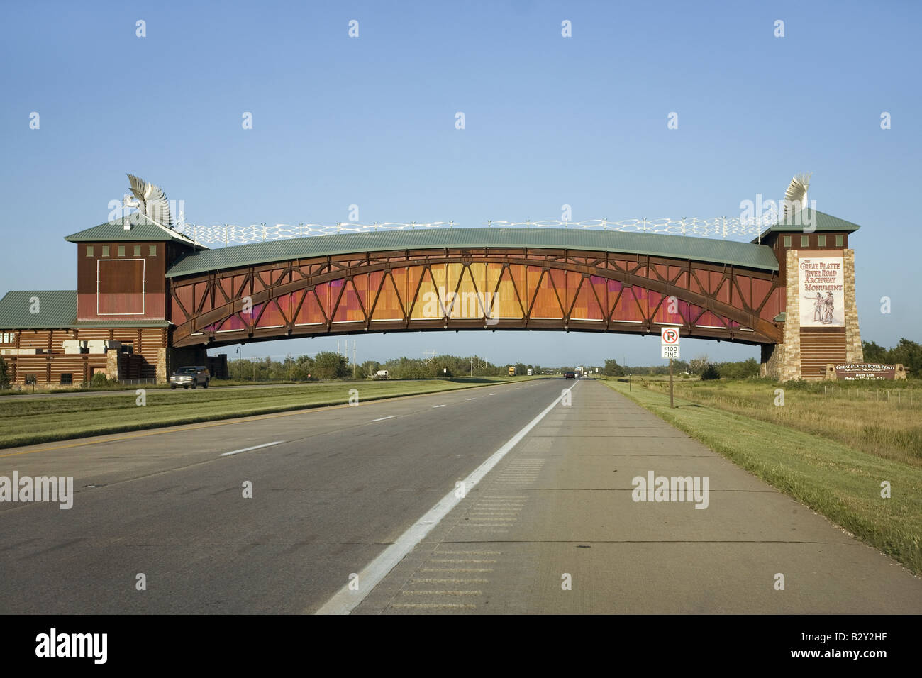 Great Platte River Road Archway Monument, Lincoln Highway, Interstate ...